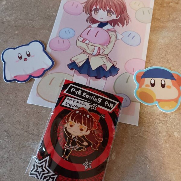 Phantom Thief Kasumi/sumire Yoshizawa "the Violet" Enamel Pin - Etsy