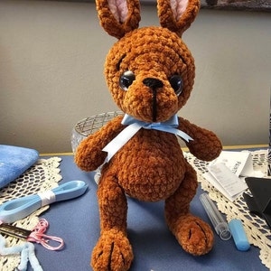 Crochet Kangaroo Pattern Amigurumi Kangaroo Tutorial Plush Kangaroo ...