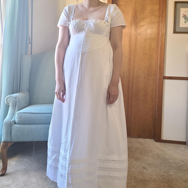 Matte Satin Regency Gown - Etsy