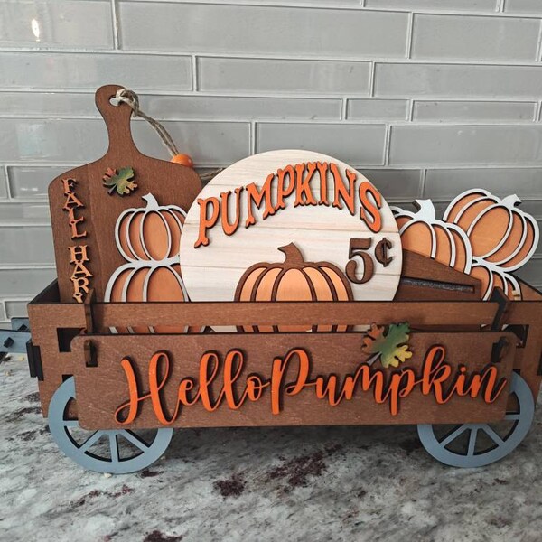 Cozy Fall Vibes: Interchangeable Shelf Sitter Inserts for Autumn Home ...