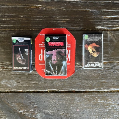 VHS Inspired Mini Magnets 1 X 2 Lots of Titles You Choose Horror Genre ...