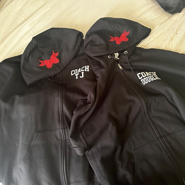 Glitter Cheer Zip Hoodie | Cheer Hoodie | Cheer Bling | Cheer Spirit ...