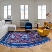 Luxury Green Area Rug, Multi Size, Ethnic Style Rugs for Living Room ...