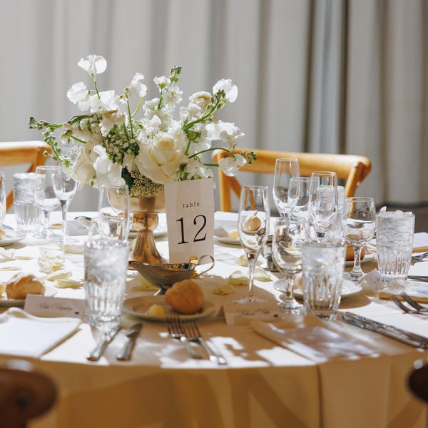 Handmade Paper Seating Chart Table Numbers | Minimalist - Etsy