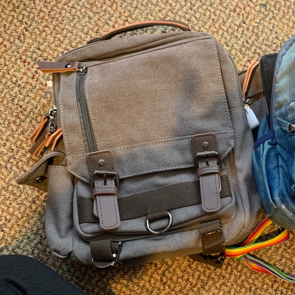 Explorer Rucksack Canvas Backpack - Army Green, Vintage Styled, Rustic ...