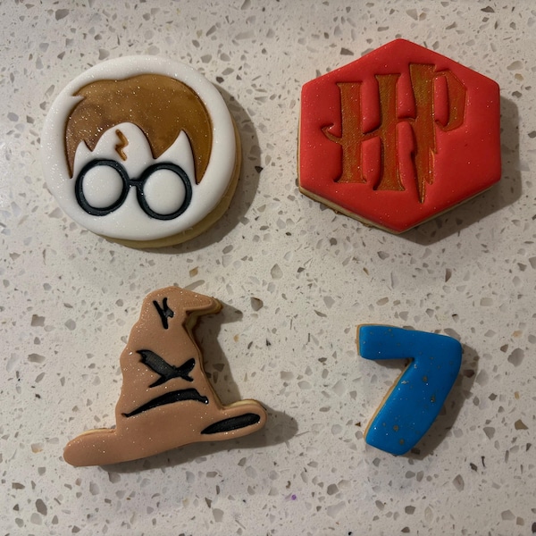 HP Magical Harry Cookie/fondant Cutter and Stamp Pack of 3 3D Printed ...