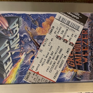 Custom Concert Ticket Fully Customizable Ticketmaster Fake Concert ...