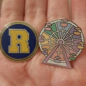 Pastel Rainbow Ferris Wheel Enamel Pin Badge, Lapel Pin, Tie Pin - Etsy