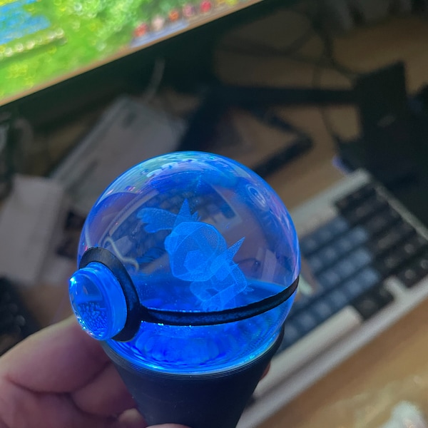 LED SHIFTERS - Choose Your Pokemon - Crystal Pokeball Shift Knob - your ...
