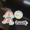 Spongebob Super Weenie Hut Jr. Member Title Glossy Rainbow Cloud and ...