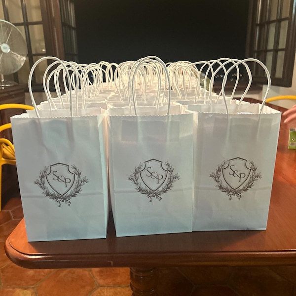 Custom Logo Boutique Paper Bags, Kraft Paper Bag, Shopping Bags With ...