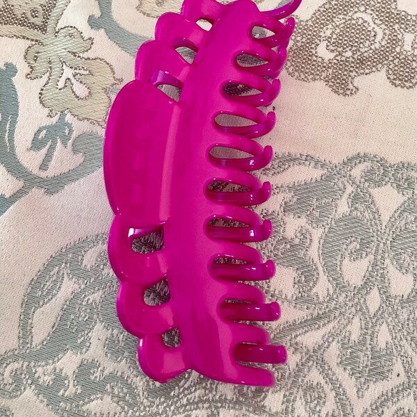 Extra Large Big Flexible Bendable Plastic Banana Hair Comb Clip Women ...