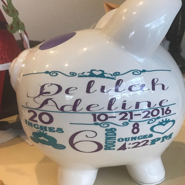 Princess Birth Announcement Statistics Template Svg Baby Stats Svg Dxf ...