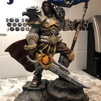 Anduin Wrynn Statue - World of Warcraft Collectible - Etsy Canada