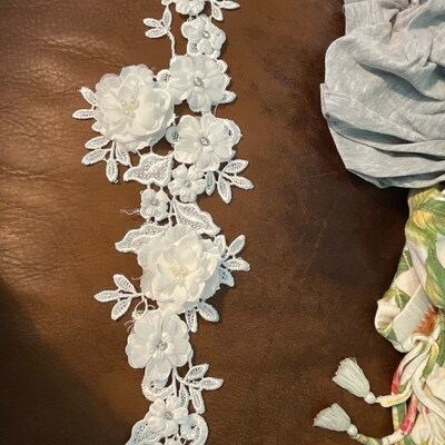 Black 3D Ruffled Fabric Trim Green Ruffle Trim Chiffon Fabric - Etsy