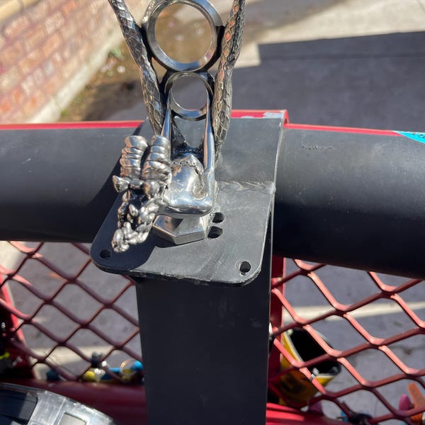 Metal Knuckle Dragger Hood Ornament: Rat Rod Bad Monkey Series - Etsy