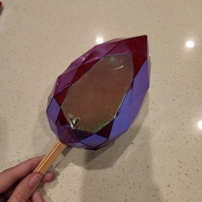 3D Diamond Gift Box Paper Craft Template , Diamond Gift Box, Chocolate ...