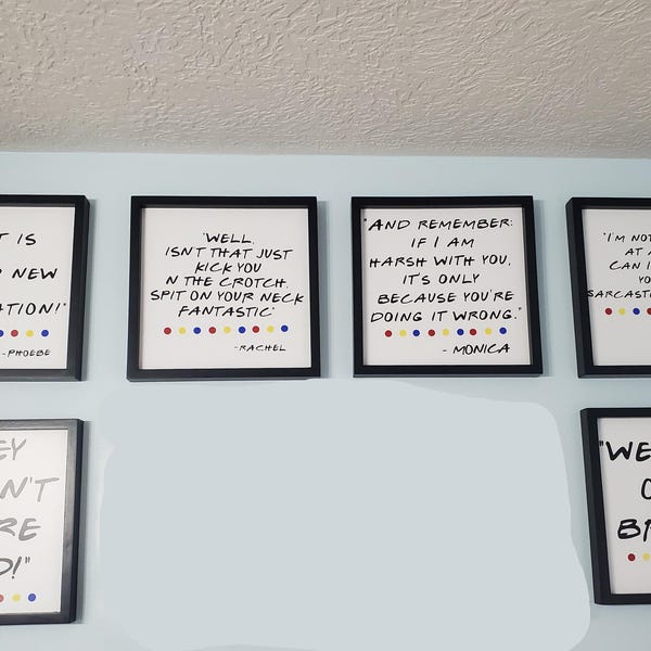 Friends Sign, Friends Quote Sign, Friends TV Decor, Friends Advice Sign ...