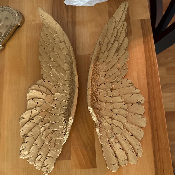 Mini Angel Wings Decor: Customizable Celestial Boho Accent Pair - Etsy