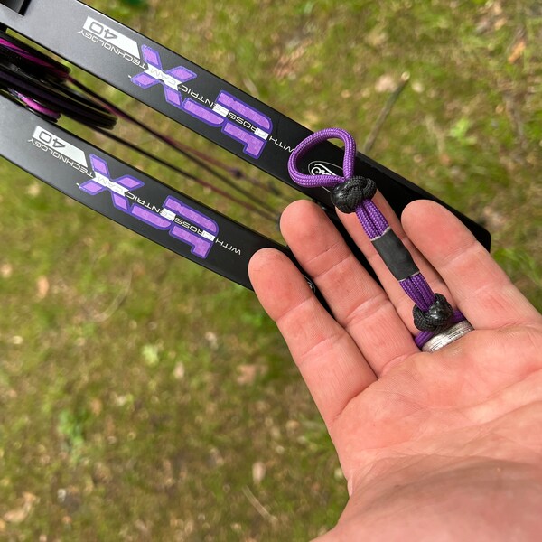 Custom Paracord One Piece Finger Sling- Style 2-archery-recurve Bow ...