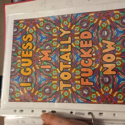 100 Swear Word Coloring Pages - Etsy