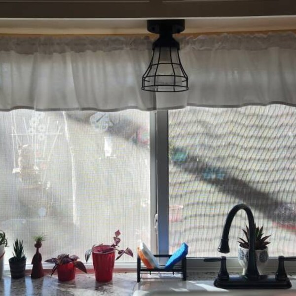 Bright Crisp White Valance Bright Solid White Window Curtain Valance 52 ...