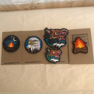 Wildlife V8 timber Wolf Morale Patch - Etsy