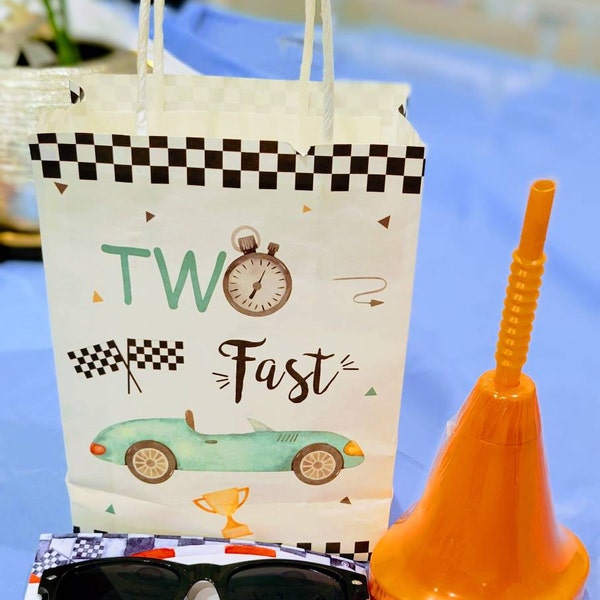 Two Fast Race Car Birthday Sunglasses Favors -red -race Car Birthday ...