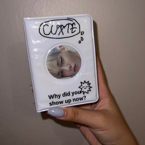 Mini Photocard Album Glittery Photo Album - Etsy