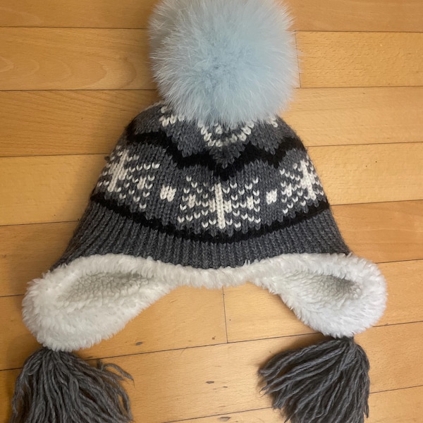 Oversized Raccoon Trapper Hat Women, Fluffy Aviator Hat, Fur Bomber Hat ...