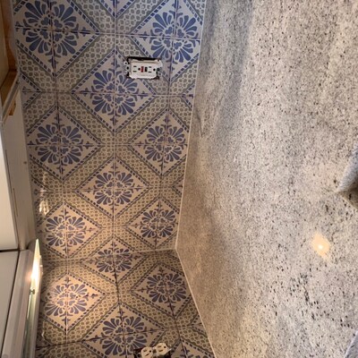 Spanish Accent Tiles 6x6 Gondola Flower Tile Design Kitchen Tile, Floor ...