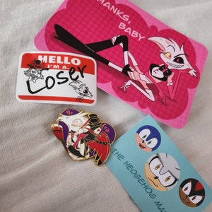 Acrylic Pin Badge Hello I'm a LOSER - Etsy