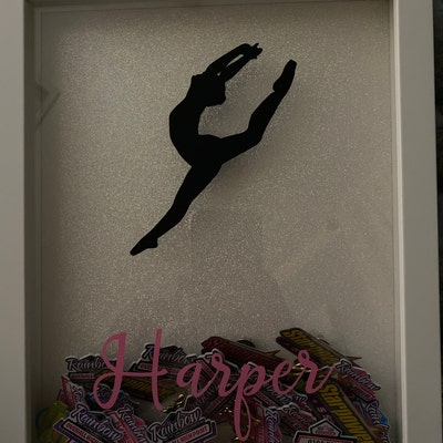 Personalized Dance Shadow Box Competition Pin Holder Display Case Dance ...