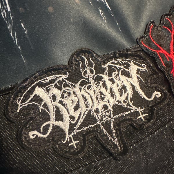 Wolf Embroidered Back Patch | Mean Growling Dog Harley Davidson Biker ...
