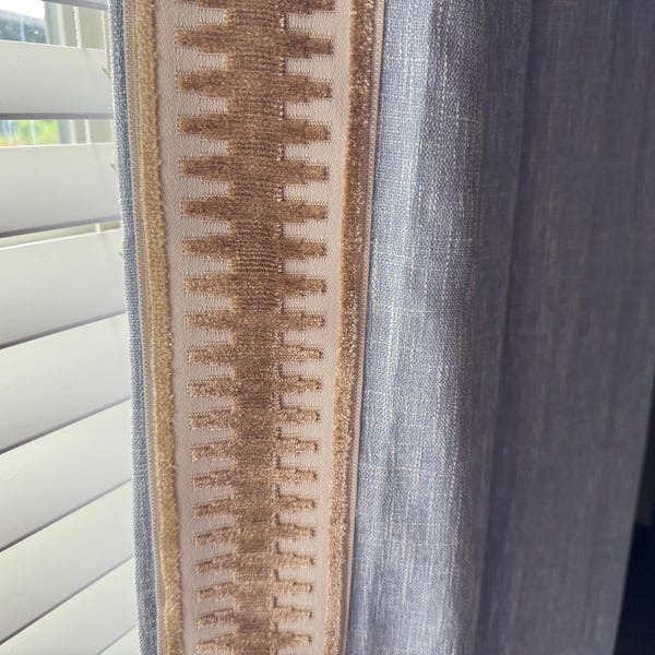 4 Woven Embroidery Trim Tape H-1151C Collage Upholstery / Bedding ...