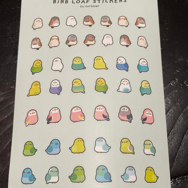 Bird Loafs Sticker Sheets - Etsy