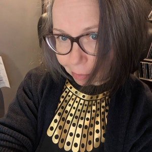 Ruth Bader Ginsburg Shirt , Rbg , Dissent Collar , Jabot Collar T Shirt ...