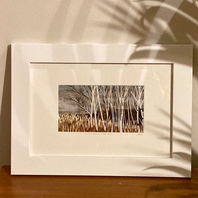 Lino Art Lino Print Linocut Art Art Landscape Print - Etsy