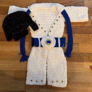 PATTERN Crochet Newborn Elvis Jumpsuit Outfit Pattern Crochet - Etsy ...