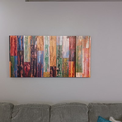 Serrated Classy Wood Wall Decor, Geometric Wood Wall Art, Home Decor ...