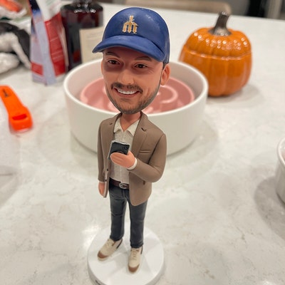 Handmade Custom Marry to Me Kiss Wedding Bobble Head Handmade Polymer ...