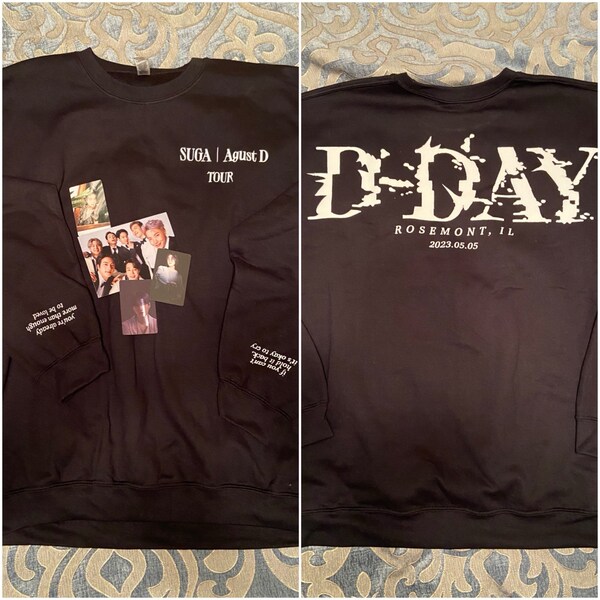 BTS Suga | Agust D- D-DAY World Tour | Customizeable Venue & Date |t ...