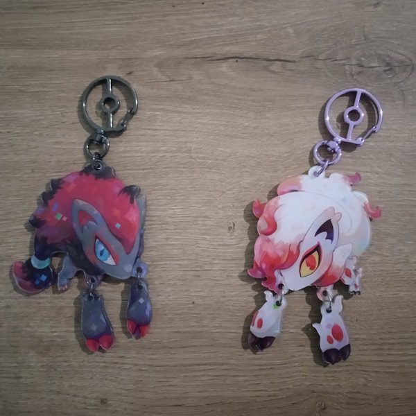 Poke - Hisui Zoroark Dangling Claw Acrylic Charm | Scarlet and Violet ...