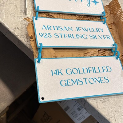 Personalized Sign for Hanging on Pop up Tents, Market Displays, Custom ...