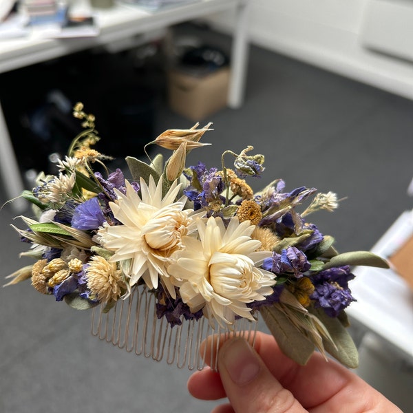 Wildflower Meadow Dried Flower Arrangements. Dried Bouquet/bud Vase ...