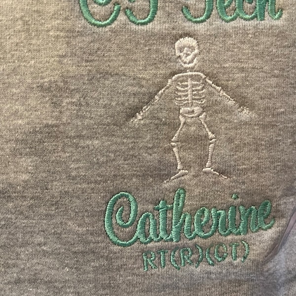 Rad Tech Skeleton Full Zip Jacket With Pockets, Personalized Gift for ...