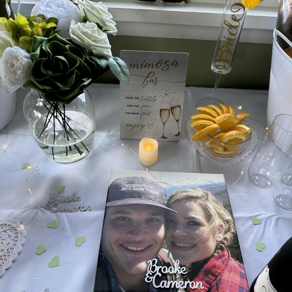 Custom Name Confetti, Engagement Party Confetti, Personalized Confetti ...