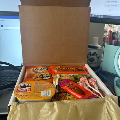 Color Themed Snack Box Color Party Gift Out of the Blue Gift Red ...