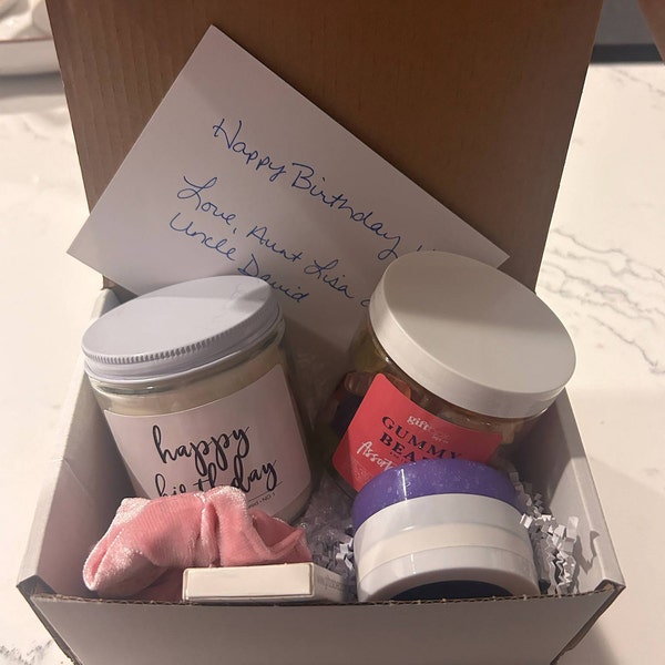 Happy Birthday Gift Box, Custom Birthday Gift Box, Gift Ideas, Happy ...
