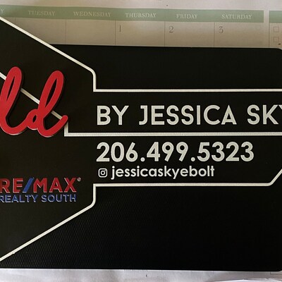 Custom Realtor Sold Key Sign With House Outline Realtor - Etsy